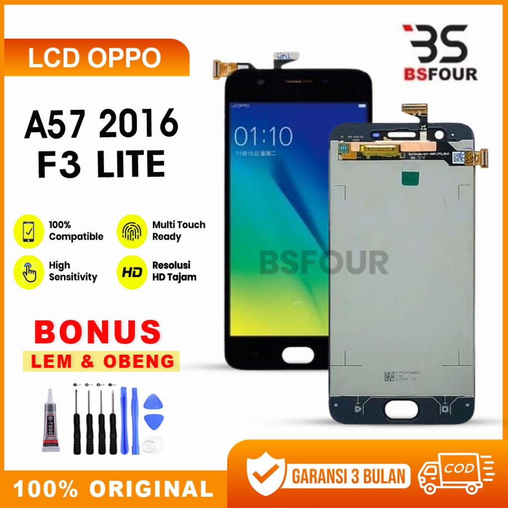 Jual LCD OPPO A57 2016 / F3 LITE / CPH1701 FULLSET TOUCHSCREEN | Shopee ...