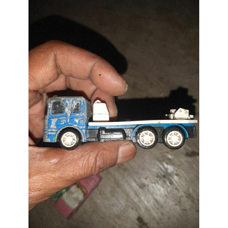 Jual diecast truk trailer besi junk no brand | Shopee Indonesia
