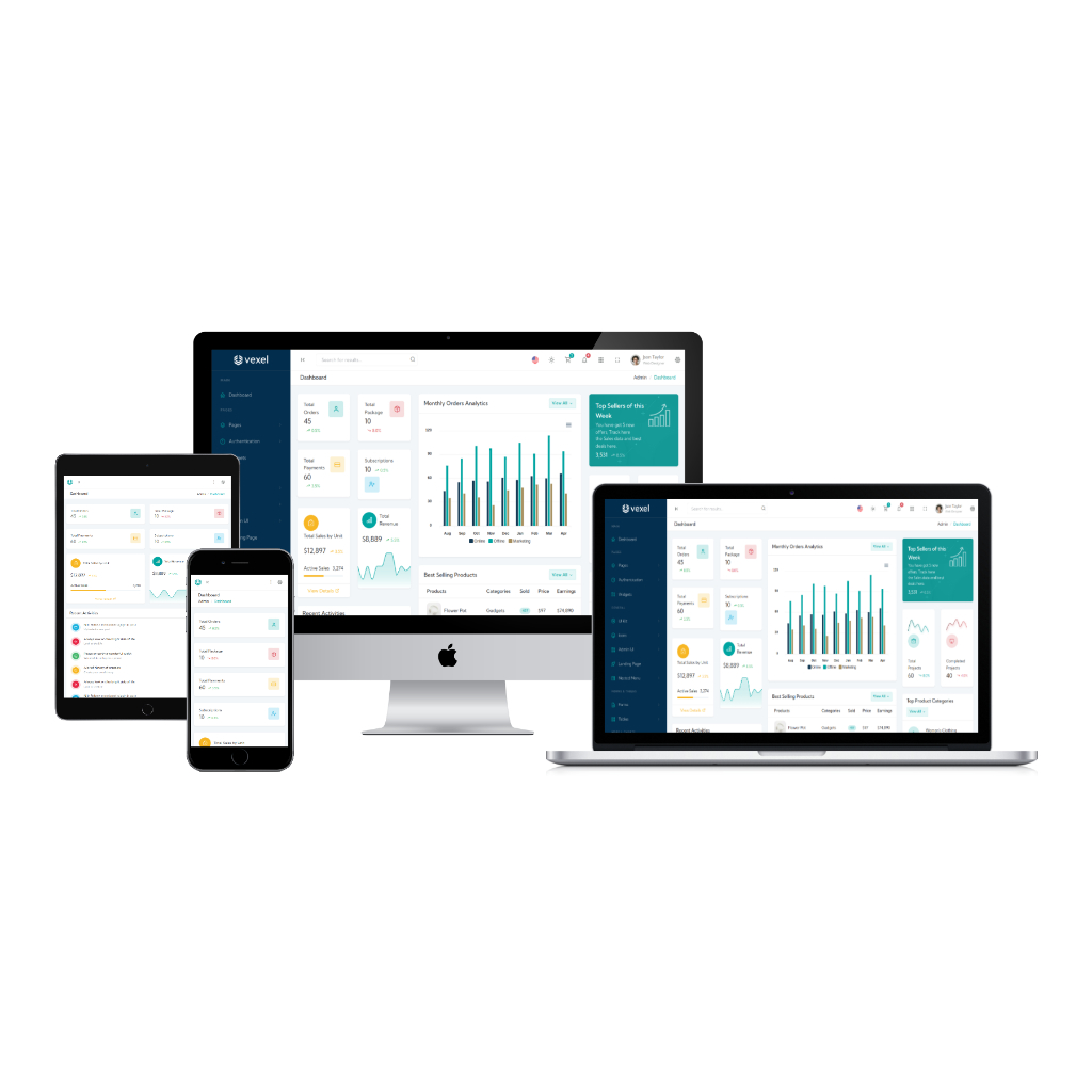 Jual Vexel – Bootstrap 5 Admin & Dashboard Template | Shopee Indonesia