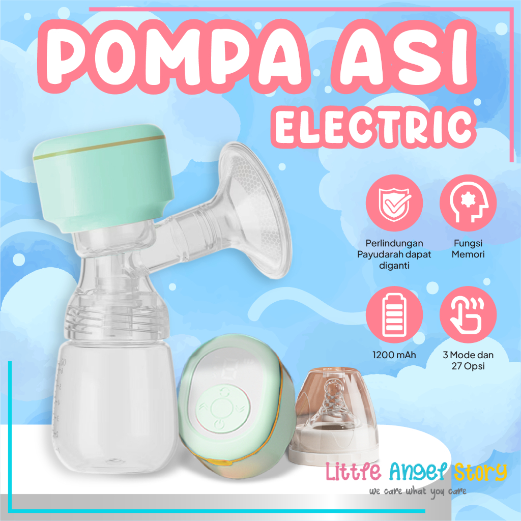Jual POMPA ASI ELEKTRIK PREMIUM Tanpa Kabel Portable Botol Susu Bayi ...