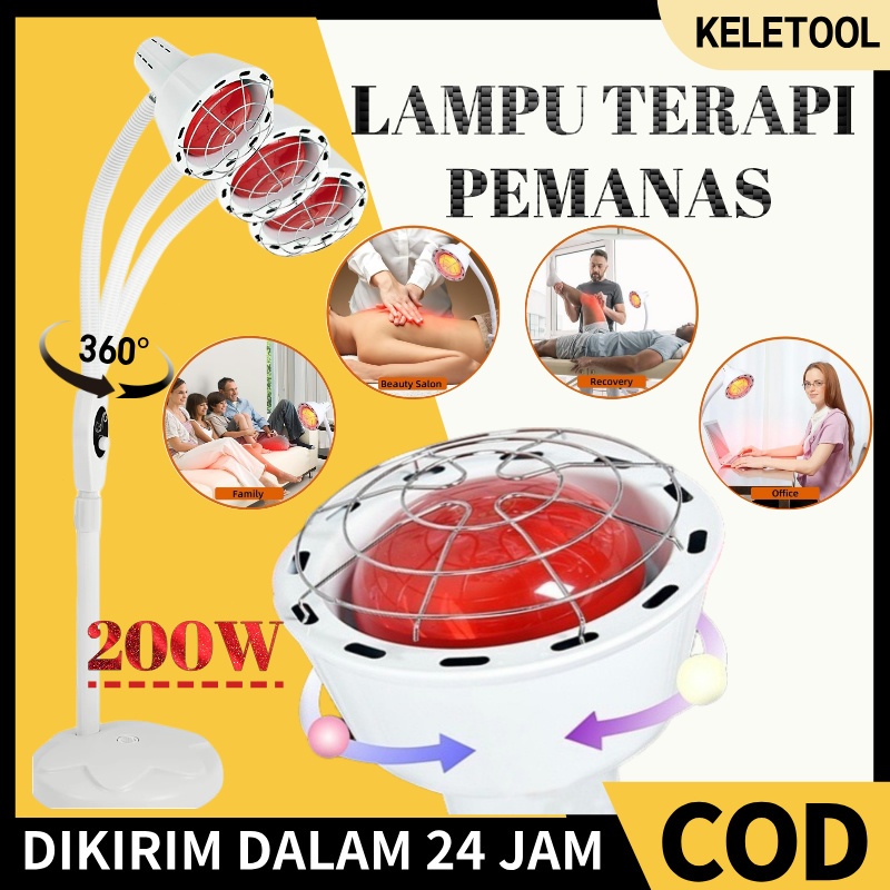 Jual Keletool Lampu Fisioterapi Kepala Tunggal 275w Lampu Infrared ...