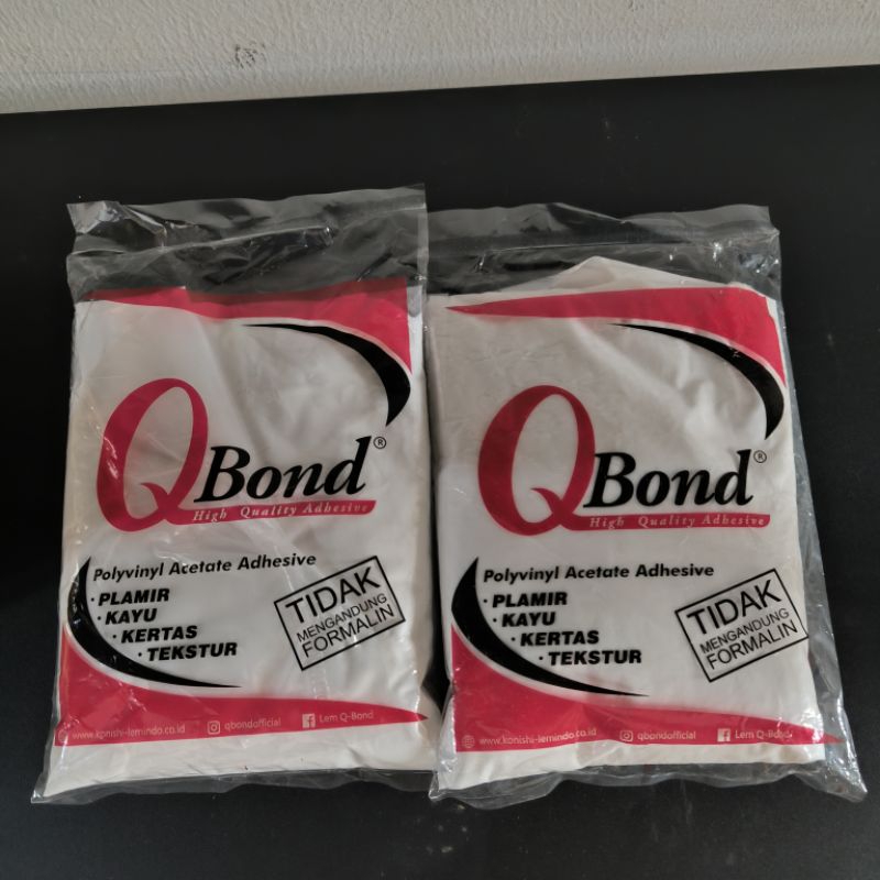 Jual Lem Putih QBond lem kayu plamir Qbond 350 & 600 Gram | Shopee ...