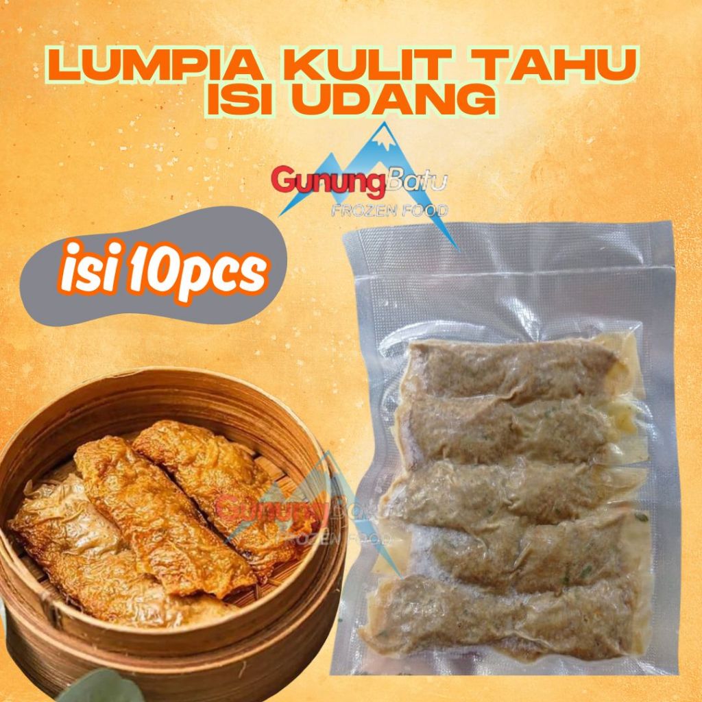 Jual LUMPIA KULIT TAHU ISI UDANG ISI 10PCS | Shopee Indonesia