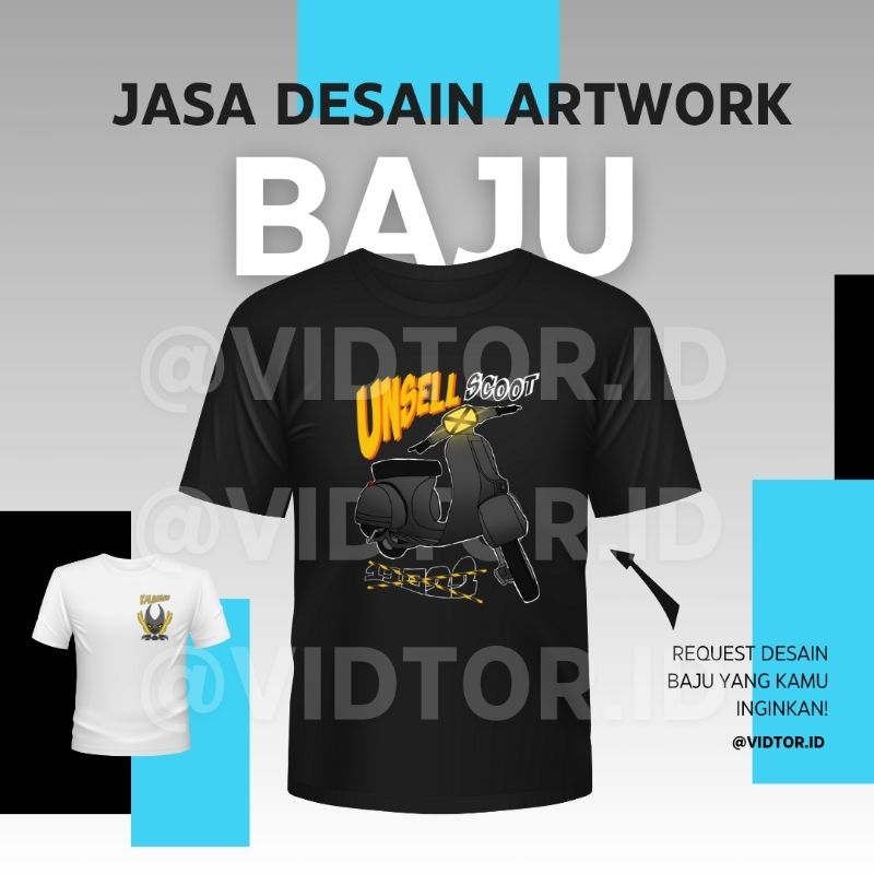 Jual JASA DESAIN BAJU/JASA DESAIN ARTWORK/CUSTOM BAJU/CUSTOM KAOS/LOGO ...