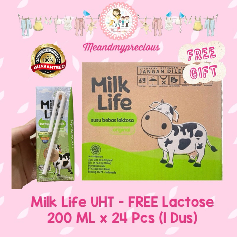 Jual MMP - MilkLife Milk Life susu segar UHT bebas laktosa free lactose ...