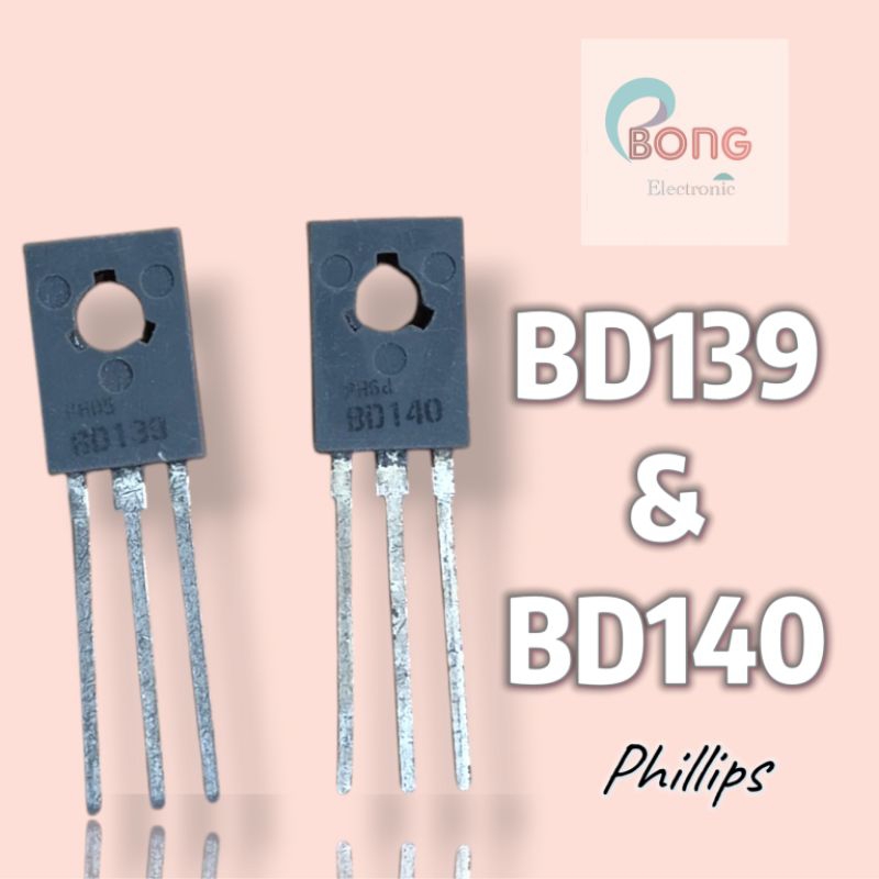Jual Transistor BD139 & BD140 Philips Abu | Shopee Indonesia
