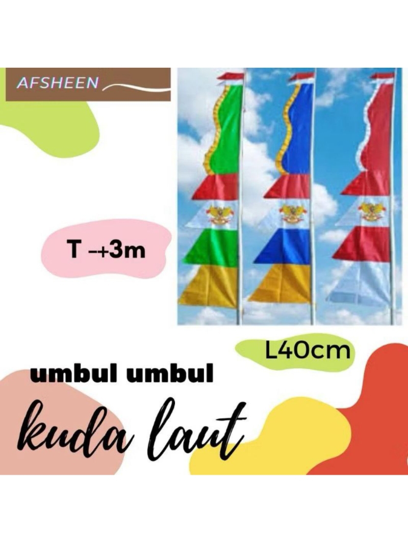 Jual bendera umbul2 kuda laut 1pcs | Shopee Indonesia