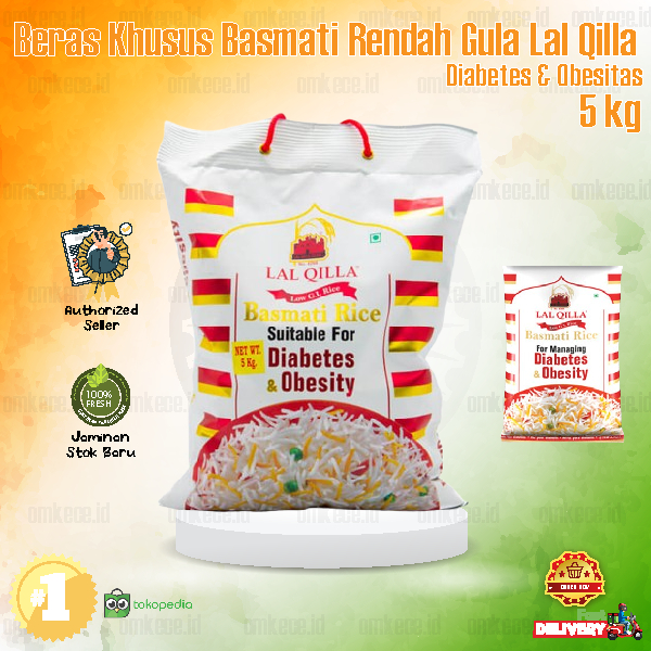 Jual Beras Basmati Khusus Rendah Gula Low GI Diabetes Obesitas Diet Lal ...
