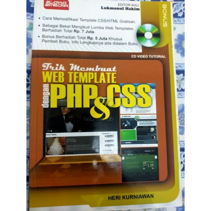 Jual Buku Trik Membuat Web Template dengan PHP & CSS + CD | Shopee ...