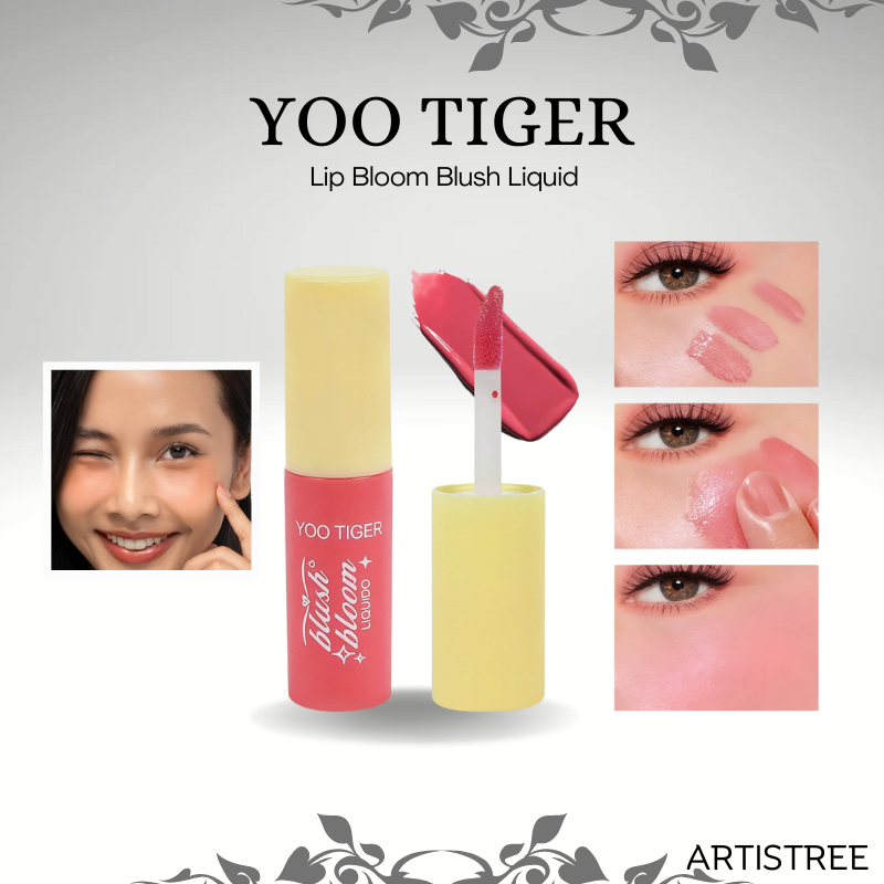Jual YOO TIGER Liquid Lip Blush and Cheek Stain Tint Soft Bloom Blusher ...