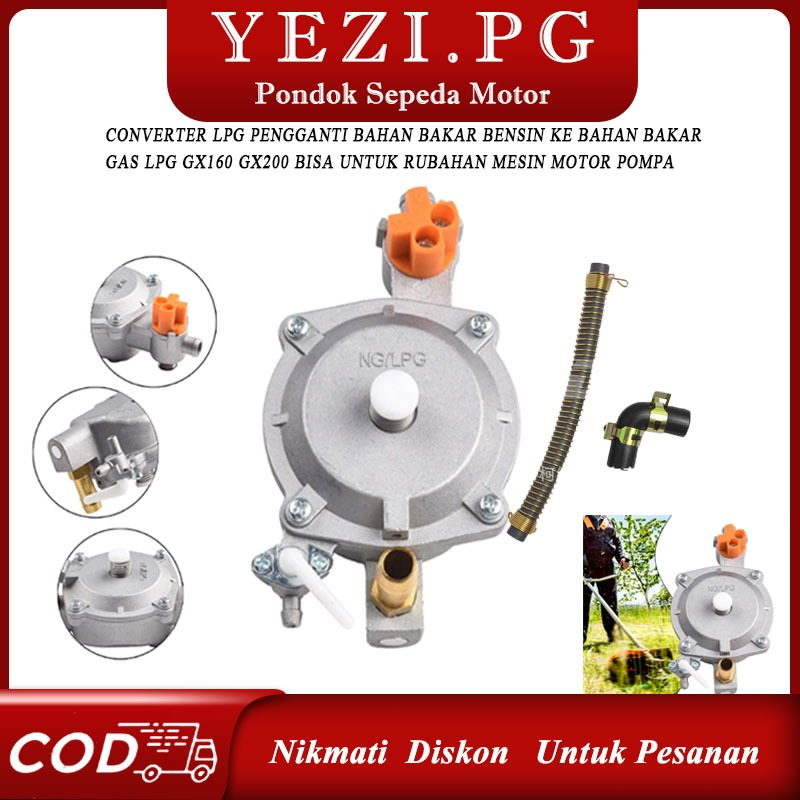 Jual Konverter converter LPG pengganti bahan bakar bensinke bahan bakar gas lpg | Shopee Indonesia