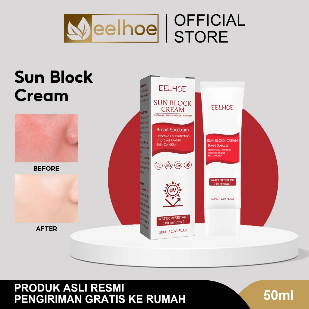 Jual EELHOE Sunscreen Spf 50 Pa ++++50ml Sunscreen Tone Up|Tabir Surya ...