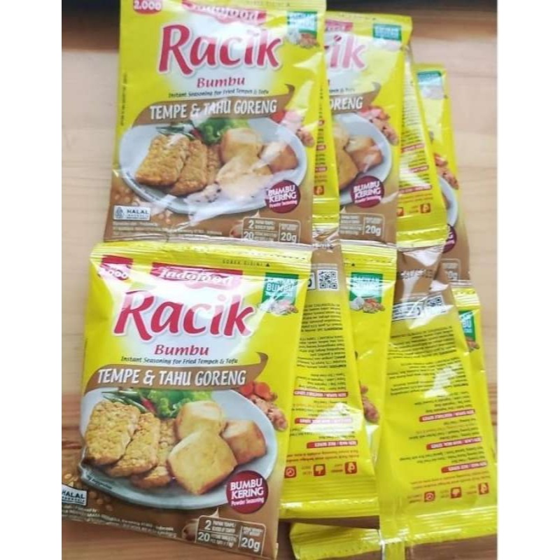 Jual INDOFOOD Bumbu Racik Tempe & Tahu Goreng 20 Gram isi 10 Sachet ...