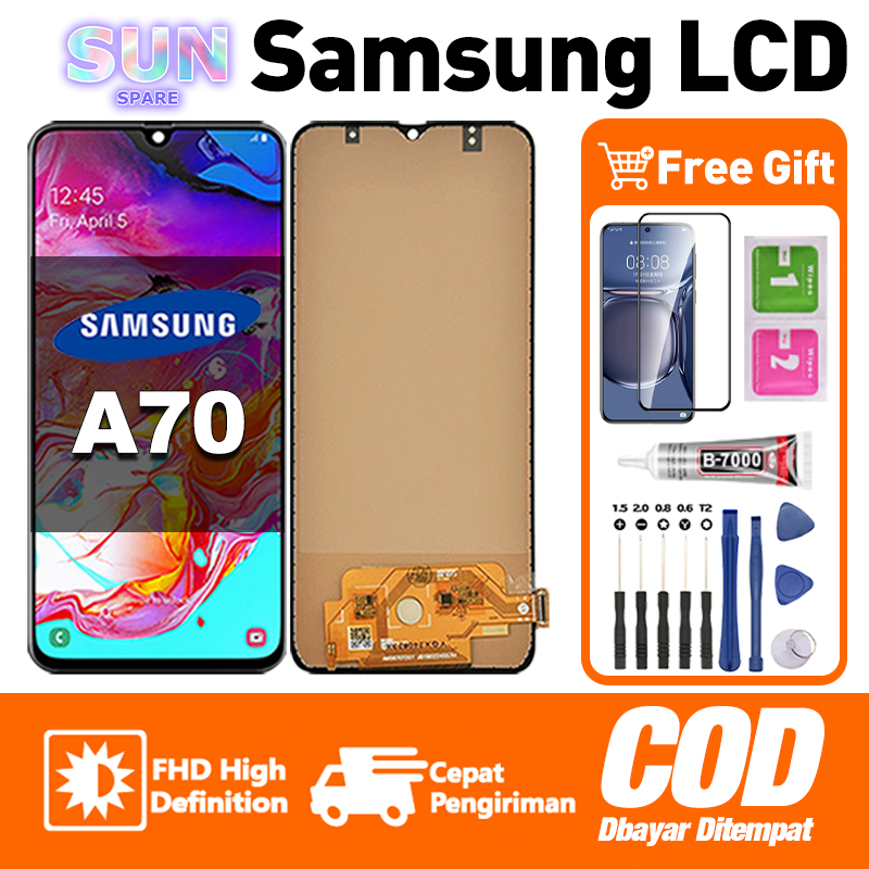 Jual LCD SAMSUNG A70 Original Asli Ori hp Touchscreen FHD Definition ...