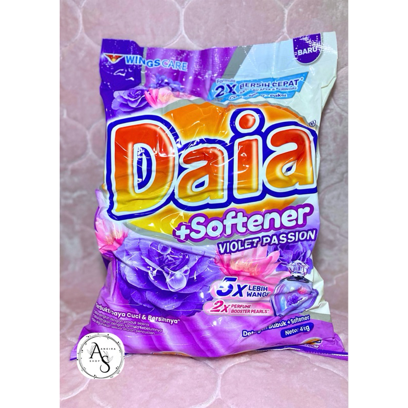 Jual Daia Deterjen Bubuk Violet 4 kg | Shopee Indonesia