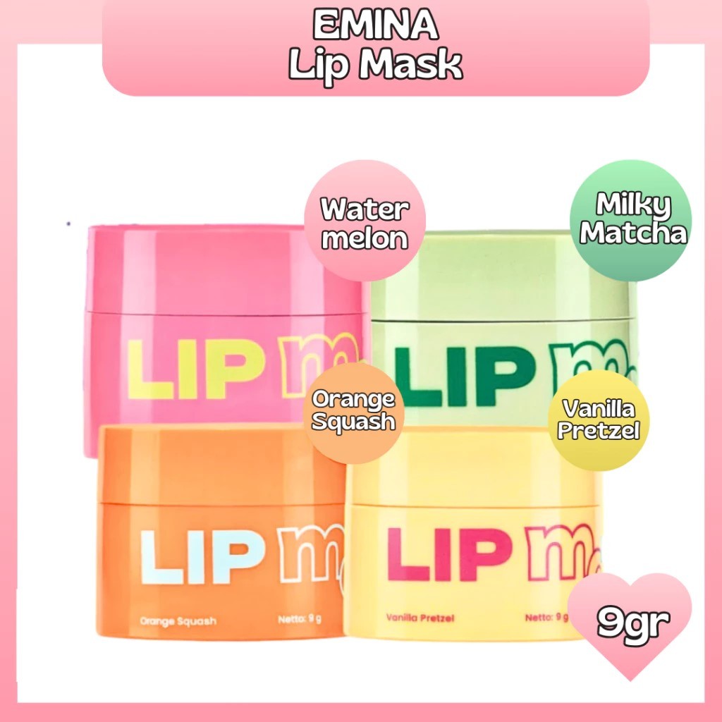 Jual Emina Lip Mask 9g | Masker Bibir | Shopee Indonesia