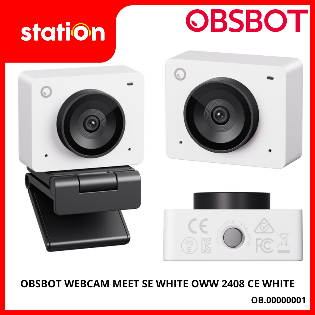 Jual OBSBOT WEBCAM MEET SE WHITE OWW 2408 CE/ MEET 2 AL POWERED PTZ 4K ...