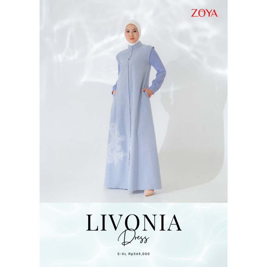 Jual ZOYA LIVONIA DRESS GAMIS BUSANA WANITA | Shopee Indonesia