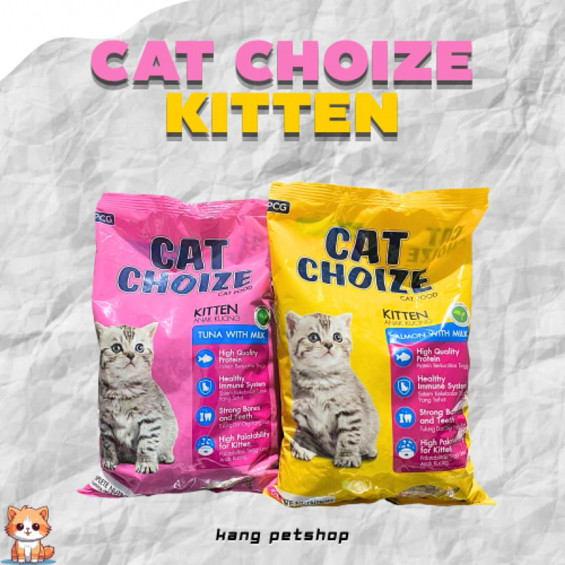 Jual CAT CHOIZE KITTEN 1 Kg (2pcs) Promoo!!! | Shopee Indonesia
