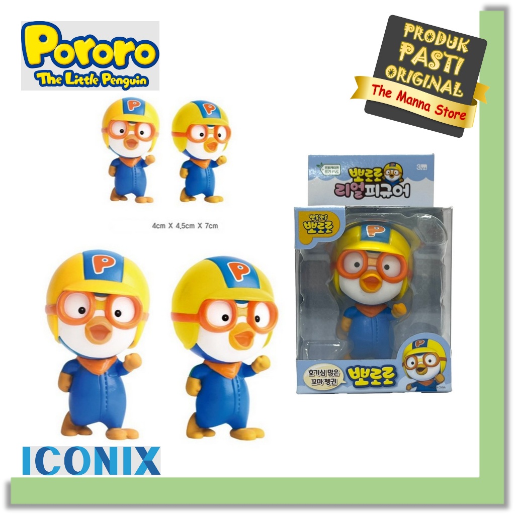 Jual Iconix Pororo the Little Penguin Original Figure PORORO Korean ...