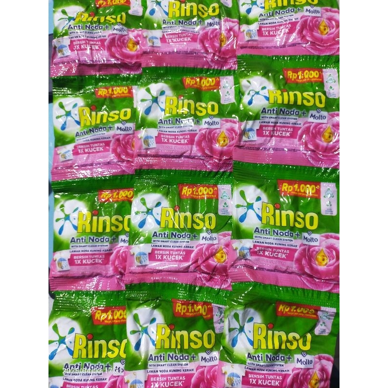 Jual 6 SASET Rinso bubuk (1 renteng) | Shopee Indonesia