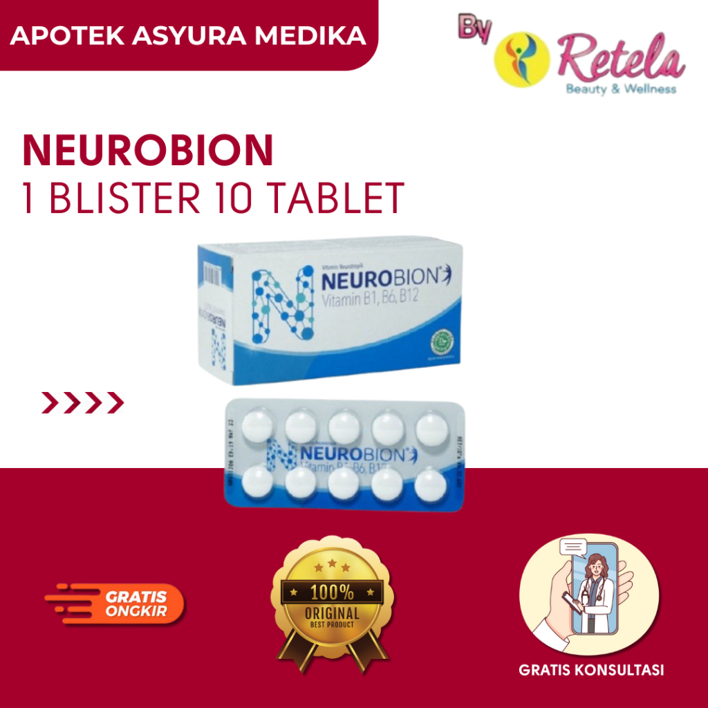 Jual NEUROBION 1 BLISTER 10 TABLET | Shopee Indonesia