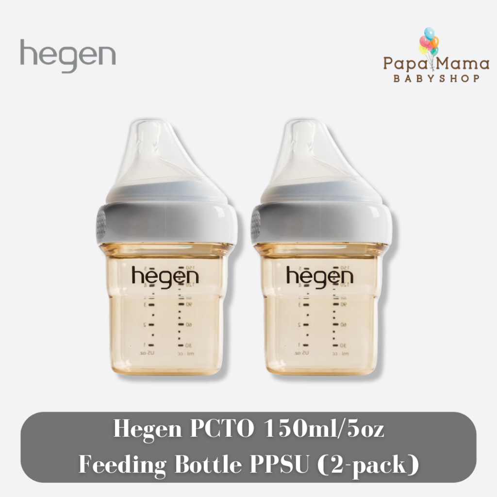 Jual Hegen Botol Susu PCTO PPSU Feeding Bottle 150ml 8oz Pack Isi 2 | Shopee Indonesia