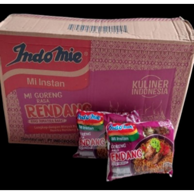 Jual indomie goreng rendang 1 dus isi 40 pcs | Shopee Indonesia