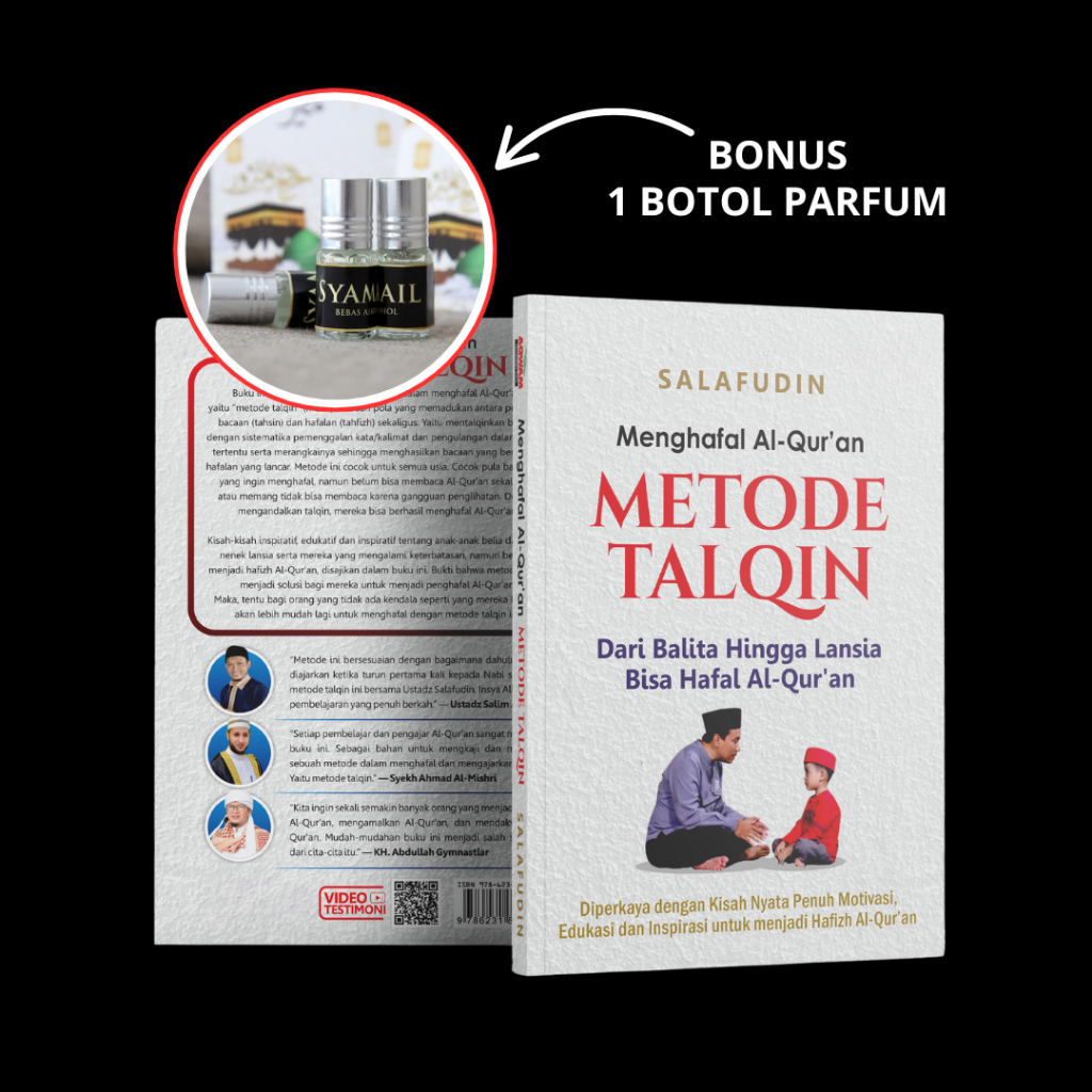 Jual Menghafal Alquran Metode Talqin Bonus Video Interaktif dan Parfum ...