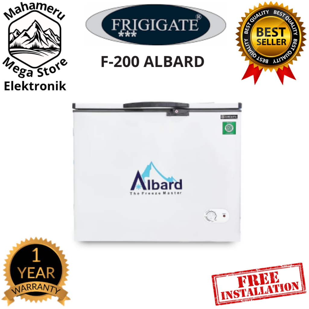 Jual Chest Freezer Frigigate F-200 ALBARD 200lt Chest Freezer | Shopee ...