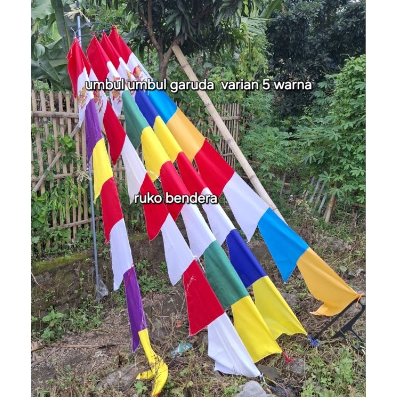 Jual Bendera Umbul umbul garuda warna Umbul umbul garuda gergaji Umbul umbul garuda indonesia ...
