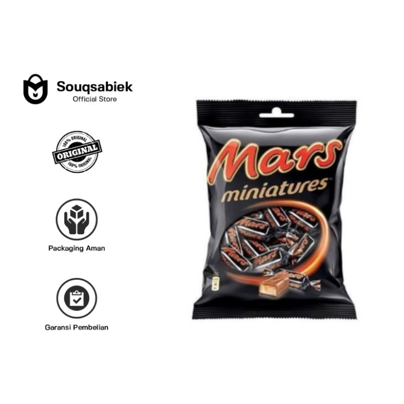 Jual COKELAT MARS MINIATURES 150 GRAM | Shopee Indonesia