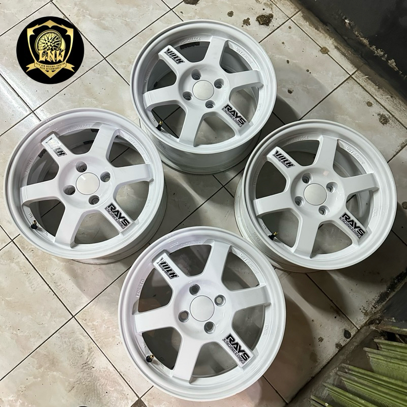 Jual Velg Ring 15 Freed Mobilio City Jazz Yaris Raize Brio RS Vios Te37 R15 | Shopee Indonesia
