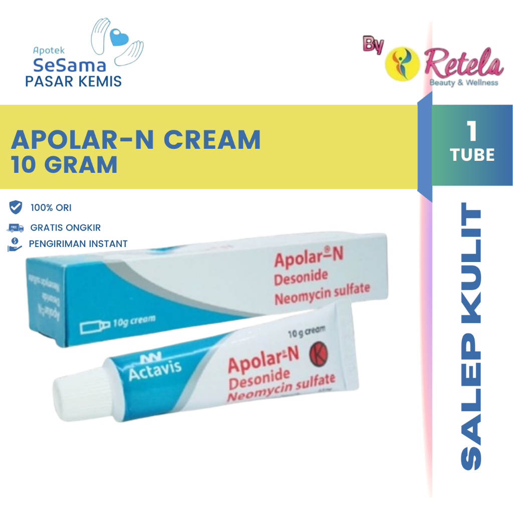 Jual Apolar N Cream 10 GR New Pack | Shopee Indonesia