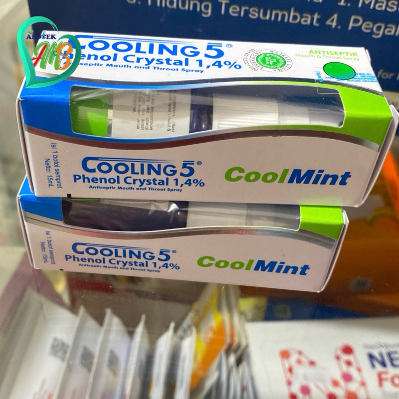 Jual Cooling 5 | Cool Mint | Antiseptic Mouth and Throat Spray | Shopee ...