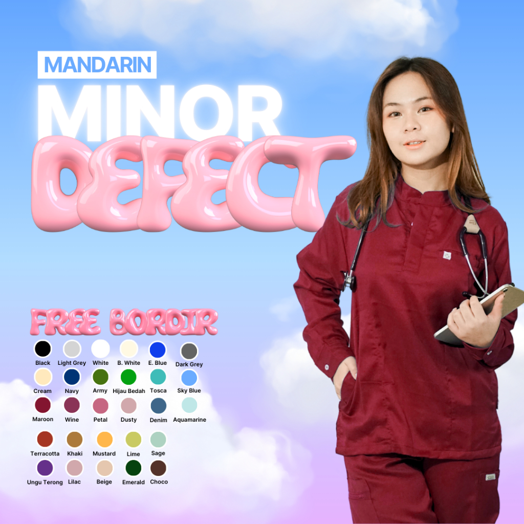Jual [FACTORY SALE] Mandarin - Minor Defect Airy Stretch Baju Jaga OKA ...