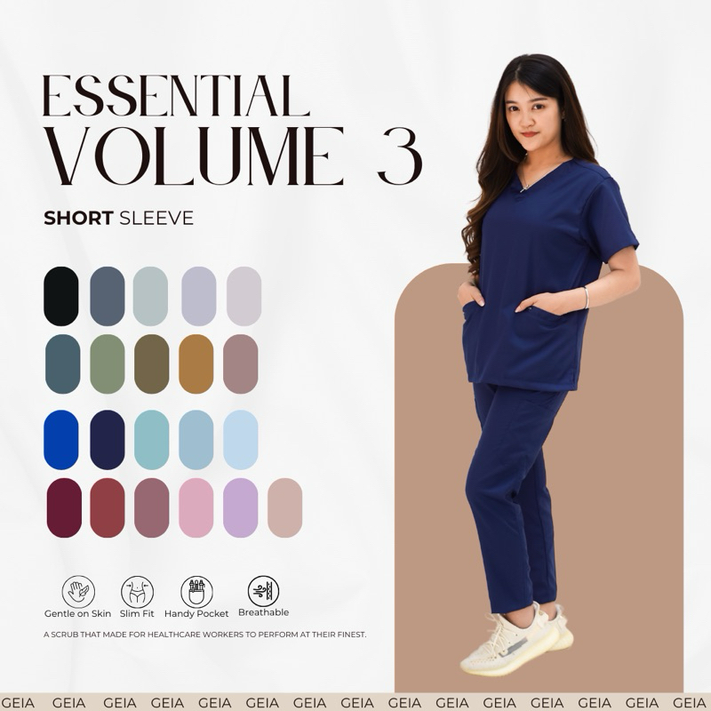 Jual SCRUB [Essential Volume 3] GEIA Scrub Dokter | Scrubs Dokter ...