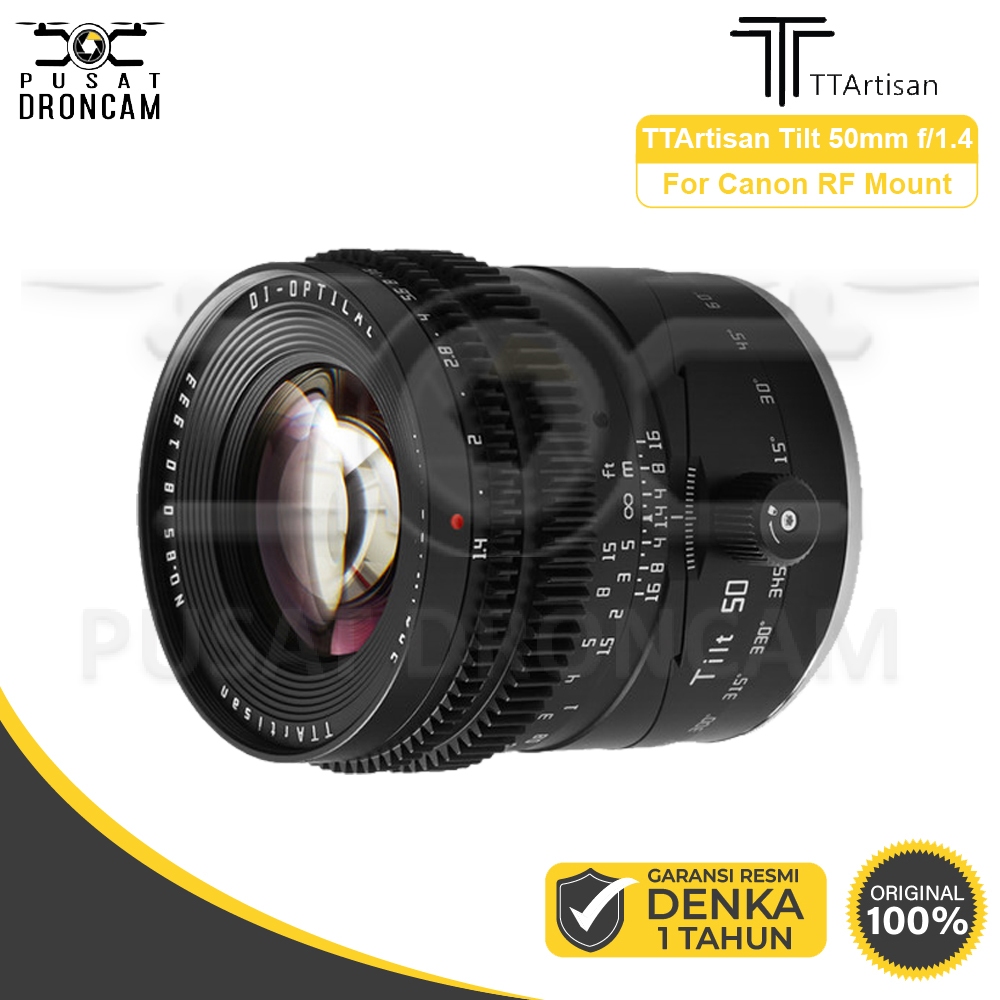 Jual TTArtisan 50mm f1.4 Tilt Canon R Mount - Fix Lensa Full Frame ...