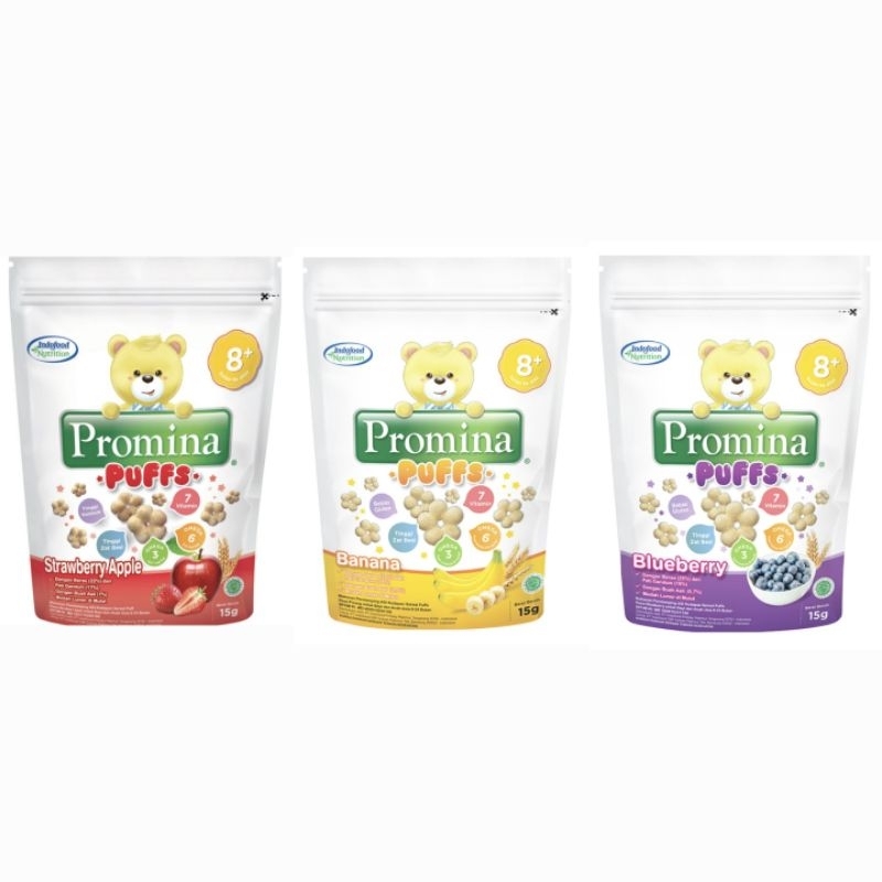 Jual Promina Puffs Snack Bayi Bluberi 15 g | Shopee Indonesia