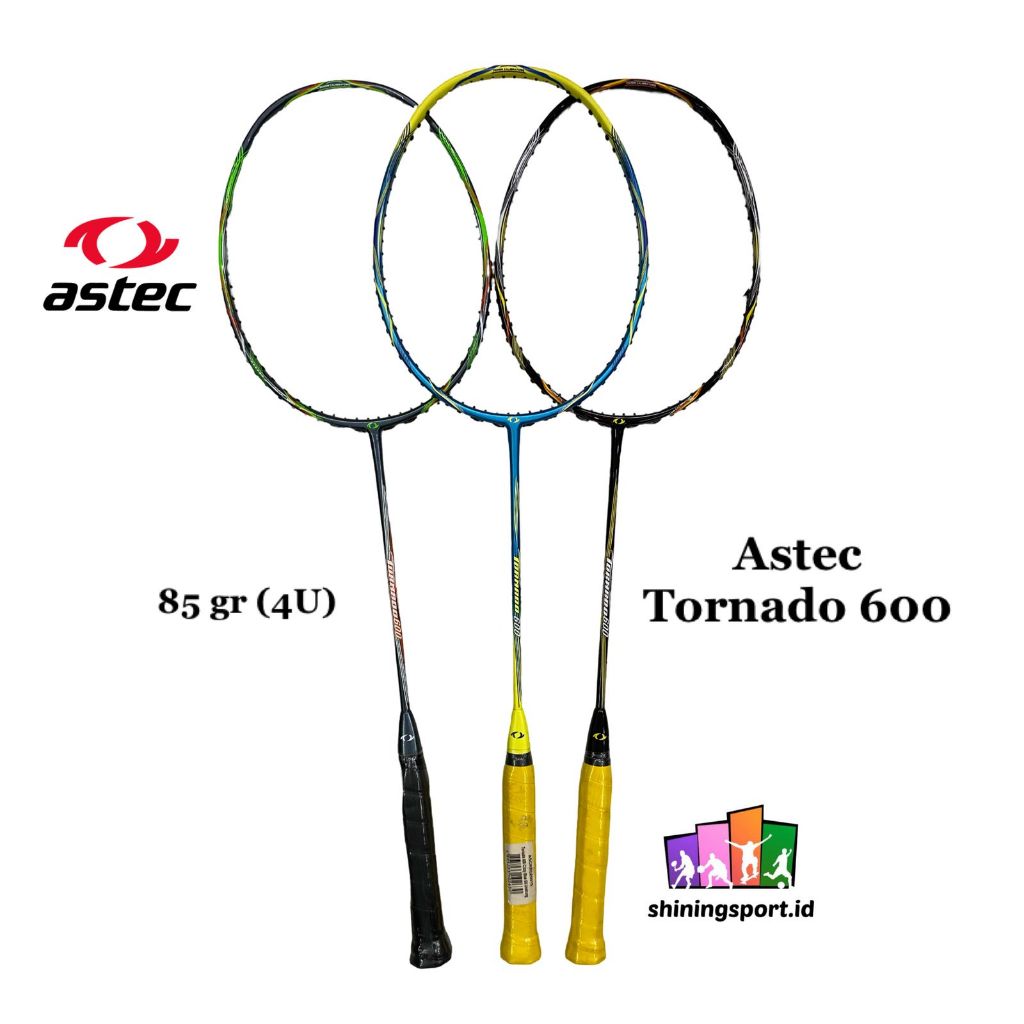 Jual Raket Badminton Astec Tornado 600 (+ FREE TAS SERUT) | Shopee ...