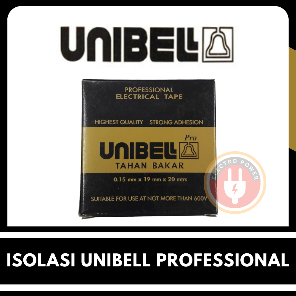 Jual Isolasi Listrik Unibell Pro Tahan Bakar Professional Electrical ...