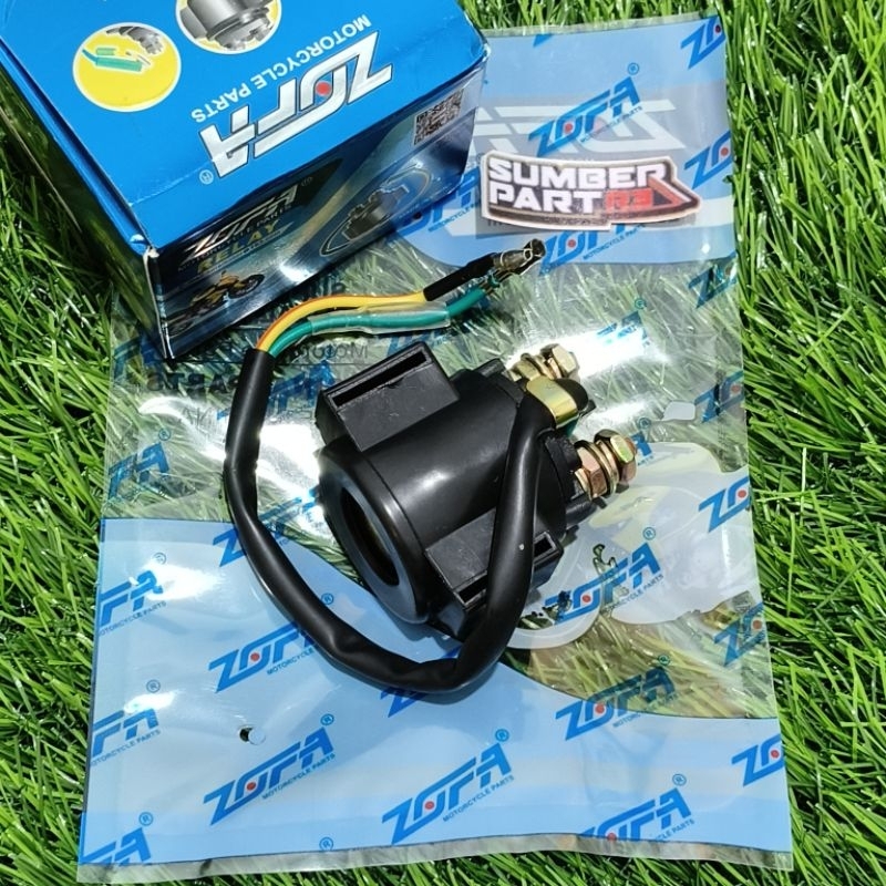 Jual (zfsf) relay bendik stater viar 150cc 200cc switch magnet stater - sparepart motor roda ...