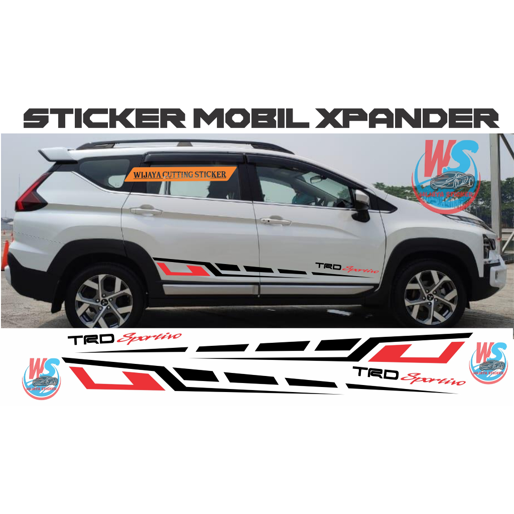 Jual STIKER MOBIL XPANDER STIKER CUTTING LIST BODI SAMPING MITSUBISHI XPANDER TERBARU | Shopee ...