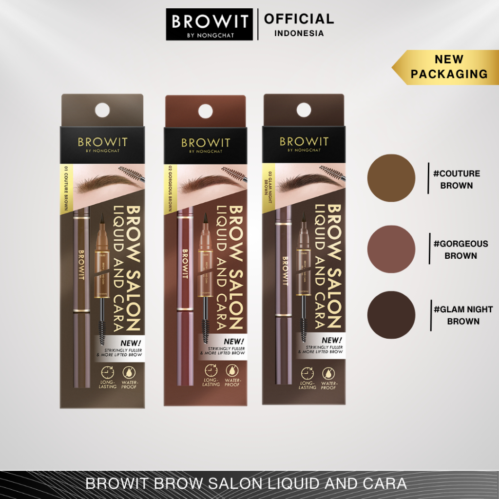 Jual BROWIT BY NONGCHAT Salon Liquid And Cara / Eyebrow Liquid ...