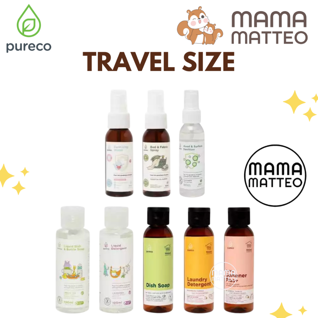 Jual PURECO TRAVEL SIZE 60ml 100ml - Tester DISH BOTTLE SOAP DETERGEN ...