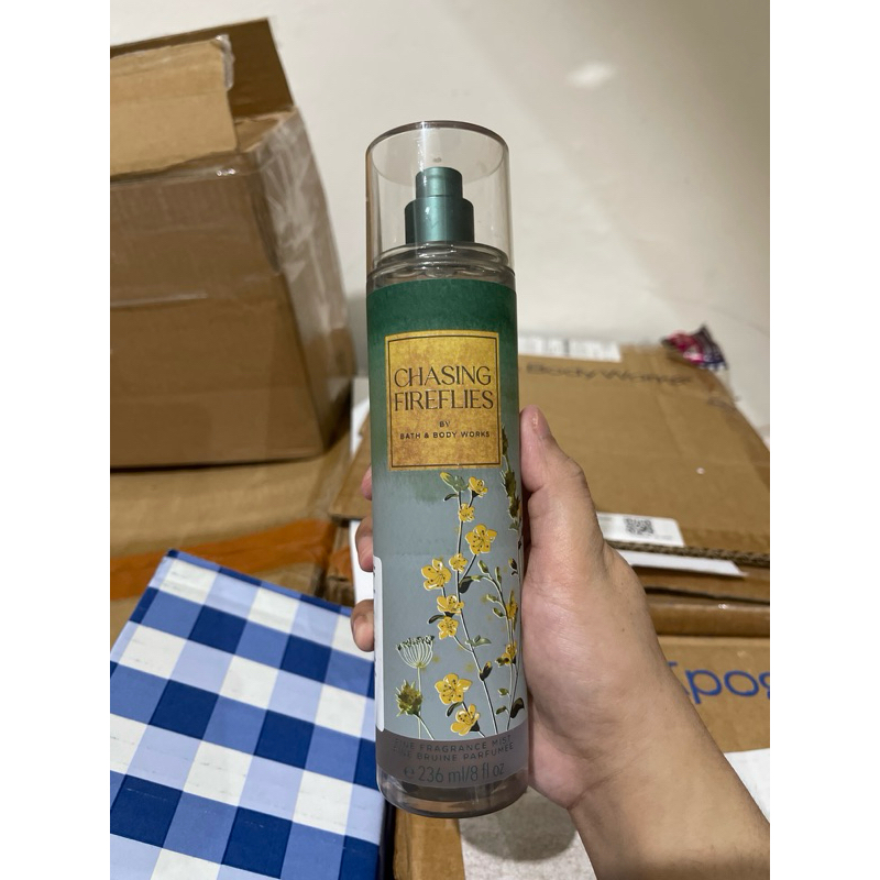 Jual Bath & body works bbw Chasing fireflies body mist full size 236ml ...