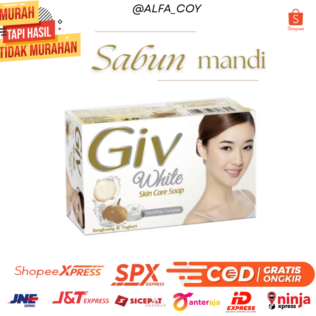 Jual Grosir sabun batang murah GIV Sabun Batang 75 gr Banyak Varian ...