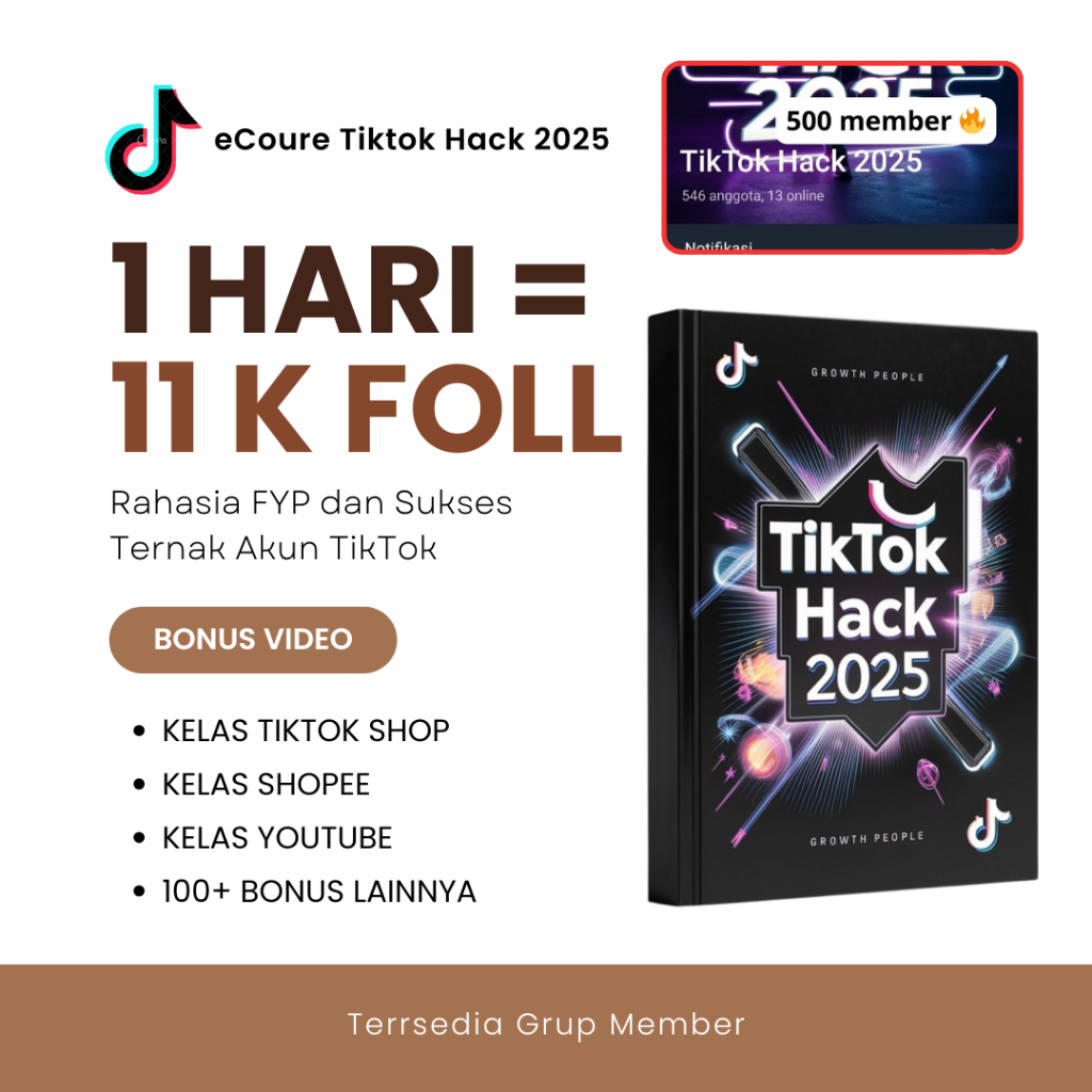 Jual 100% WORKS CARA FYP DAN TERNAK AKUN TIKTOK TERBARU 2025 | Shopee ...