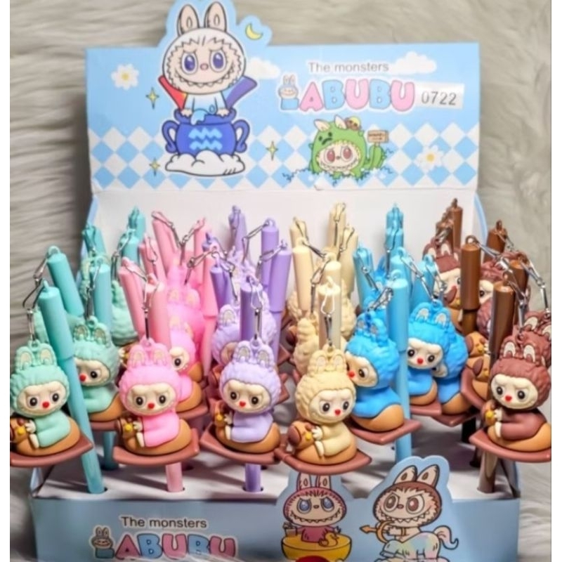 Jual [COD] Pen Gantungan Labubu Tinta Hitam 0.5mm | Shopee Indonesia