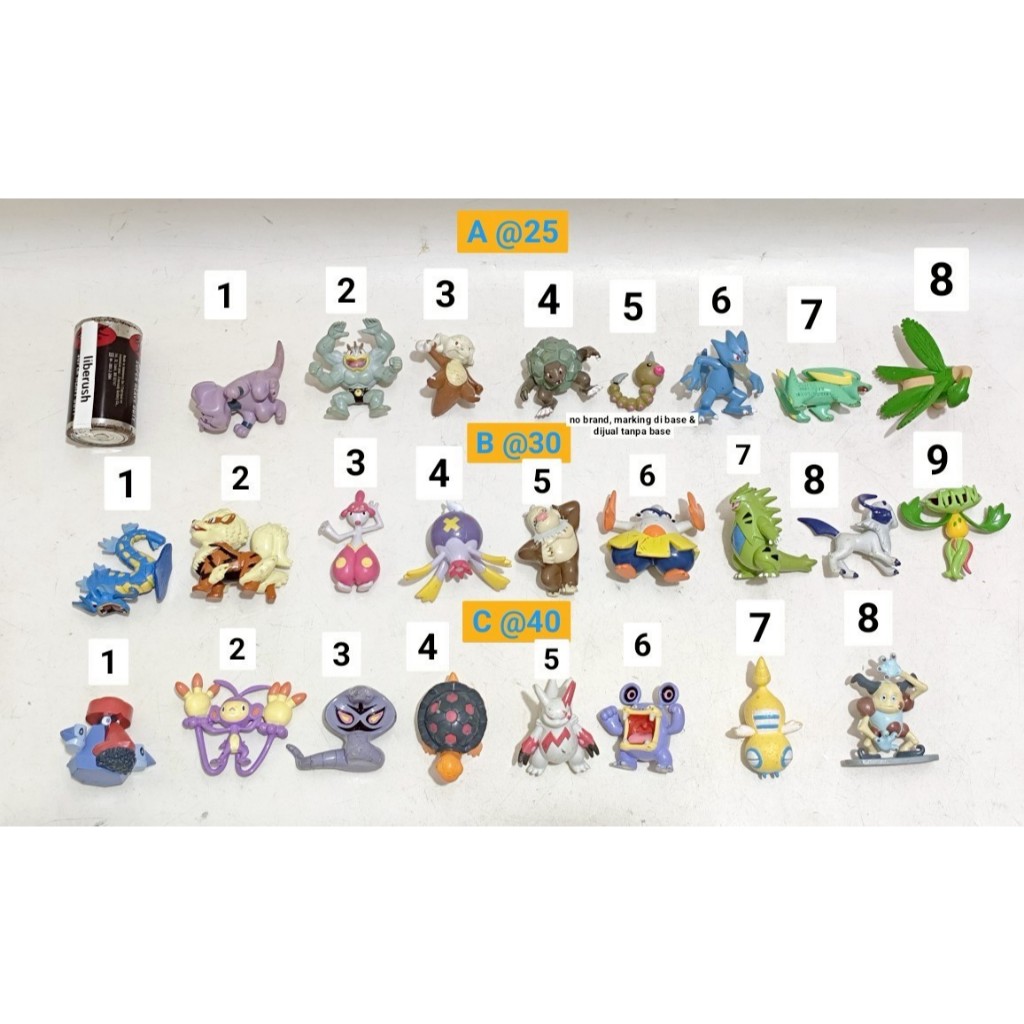 Jual tomy Pokemon moncolle friends ex snubull machamp marowak golem ...